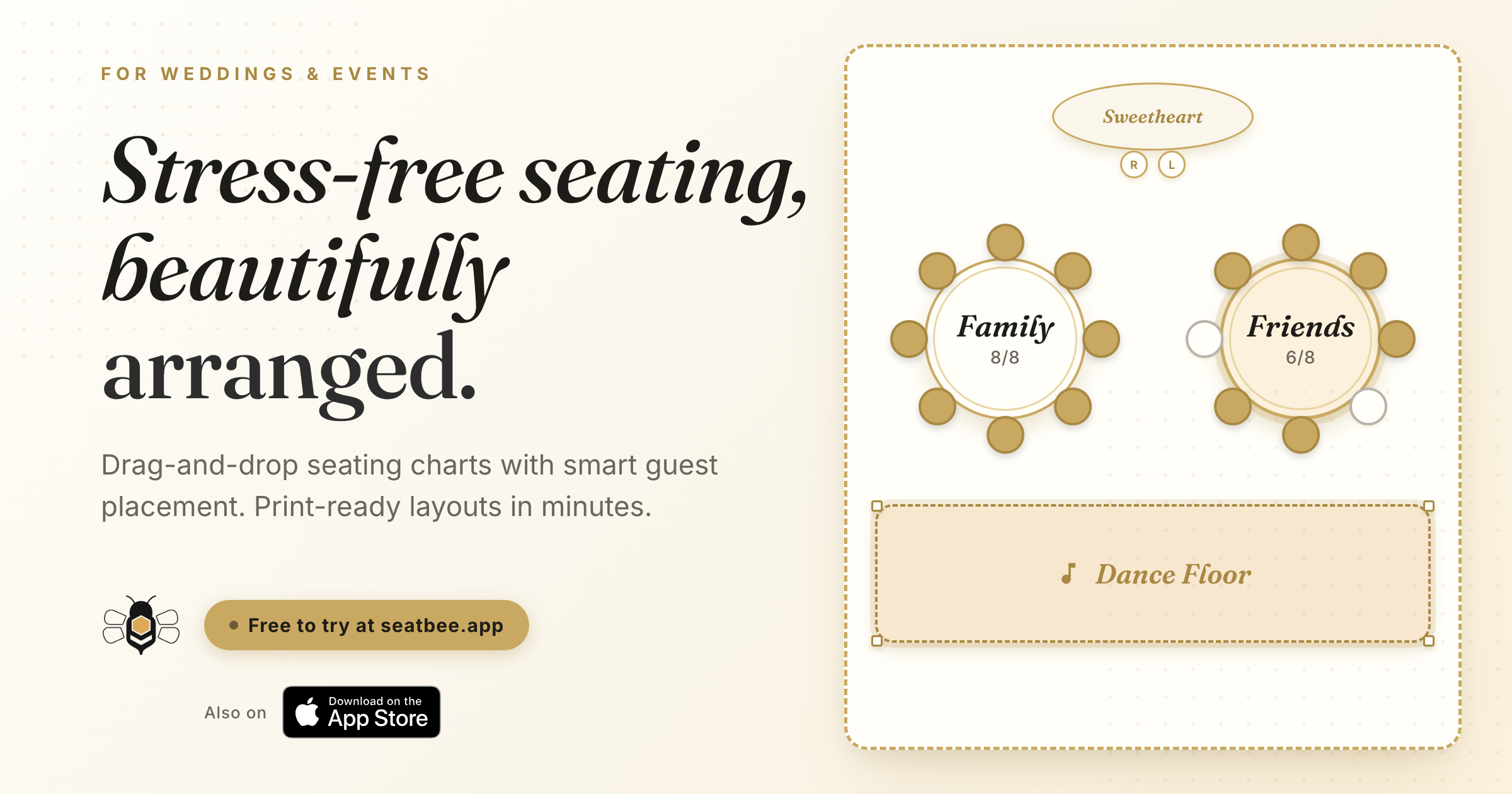 Best Free Wedding Seating Chart Tools in 2026 | seatbee